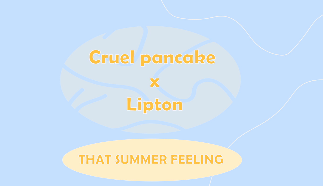 Cruel Pancake X Lipton : la collab streetwear ultra rafraîchissante